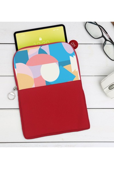 Bk Gift Modern Art Tasarımlı Taşınabilir Koruyucu Tablet Kılıfı & Organizer Çanta - Kırmızı-1 Bk Gift Modern Art Tasarımlı Taşınabilir Koruyucu Tablet Kılıfı & Organizer Çanta - Kırmızı-1