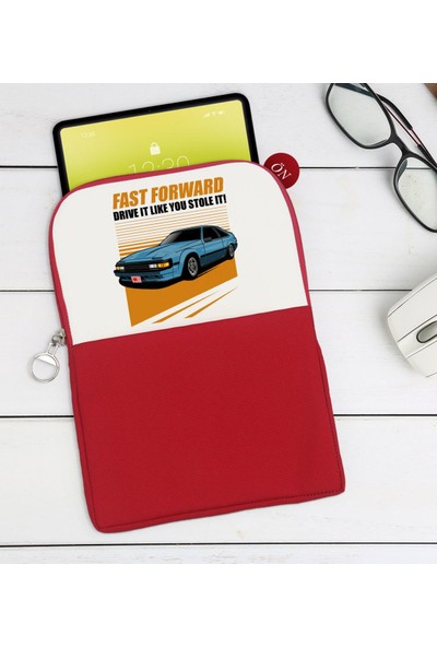 Bk Gift Fast Forward Tasarımlı Taşınabilir Koruyucu Tablet Kılıfı & Organizer Çanta - Kırmızı-1 Bk Gift Fast Forward Tasarımlı Taşınabilir Koruyucu Tablet Kılıfı & Organizer Çanta - Kırmızı-1