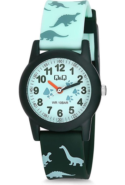 Q&Q VR99J110Y Su Geçirmez Silikon Kordonlu Çocuk Kol Saati