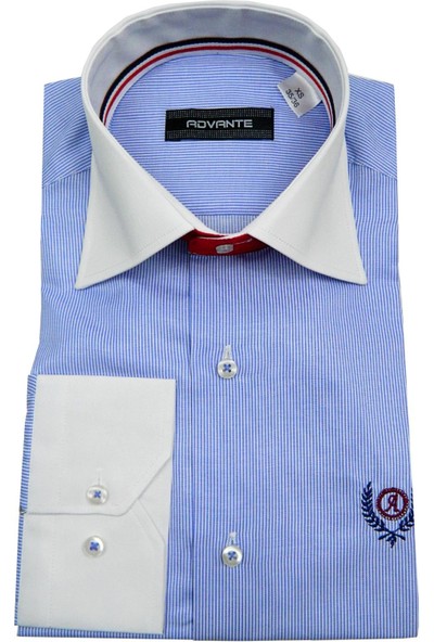 Advante Erkek Gömlek Slim Fitt Kombinli Advante BGL-ST00032 Advante Erkek Gömlek Slim Fitt Kombinli Advante BGL-ST00032