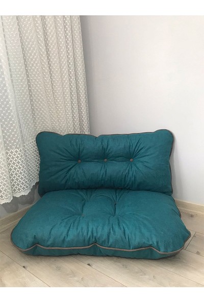 Lavinia Puf Lacivert Ekose Desen Petek Önü Palet Yer Minderi Ikili Takım Lavinia Puf Lacivert Ekose Desen Petek Önü Palet Yer Minderi Ikili Takım