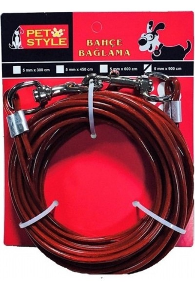 Pet Style Köpek Bahçe Bağlama Zinciri 5 mm x 450 cm