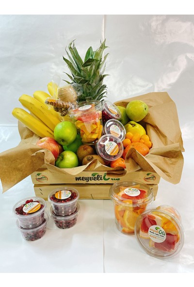Meyveli Ofis Meyvelen Kasa Karışık Meyve Kasası