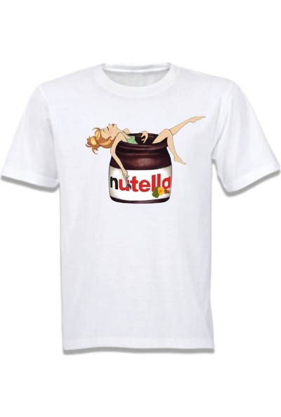 Home Store Dijital Baskılı Farklı Desen Nutella Temalı Özel Tasarım Tişört Modelleri Home Store Dijital Baskılı Farklı Desen Nutella Temalı Özel Tasarım Tişört Modelleri