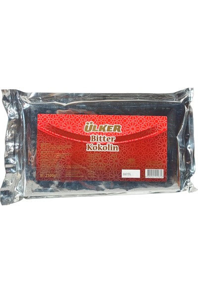 Ülker Bitter Konfiseri Kokolin Çikolata 2.5 kg Ülker Bitter Konfiseri Kokolin Çikolata 2.5 kg