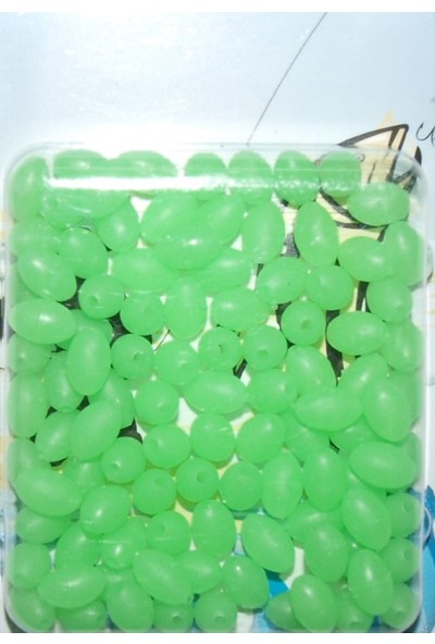 Sasa Fosforlu Oval Yumuşak Boncuk 100 Lü Paket 5x8 mm Sasa Fosforlu Oval Yumuşak Boncuk 100 Lü Paket 5x8 mm