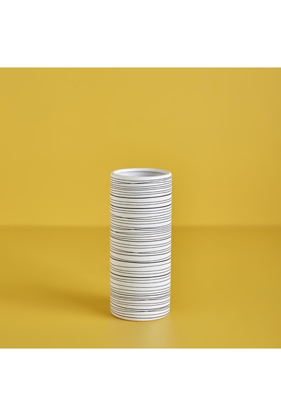 Bella Maison Monte Vazo Beyaz (22 x 9 Cm)