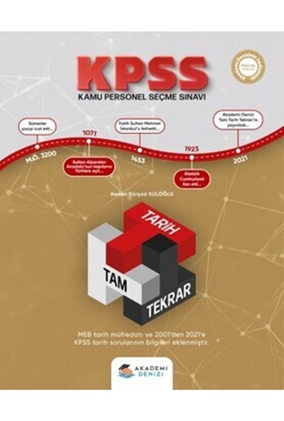 Akademi Denizi Yayınları Akademi Denizi KPSS Tam Tarih Tekrarı Ders Notları Akademi Denizi Yayınları Akademi Denizi KPSS Tam Tarih Tekrarı Ders Notları