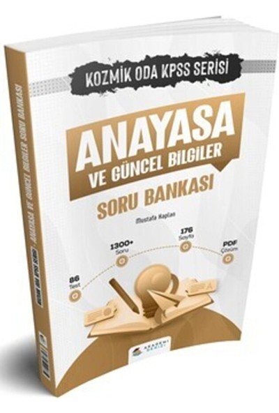 Akademi Denizi Yayınları Akademi Denizi KPSS Anayasa Güncel Kozmik Oda Soru Bankası Akademi Denizi Yayınları Akademi Denizi KPSS Anayasa Güncel Kozmik Oda Soru Bankası