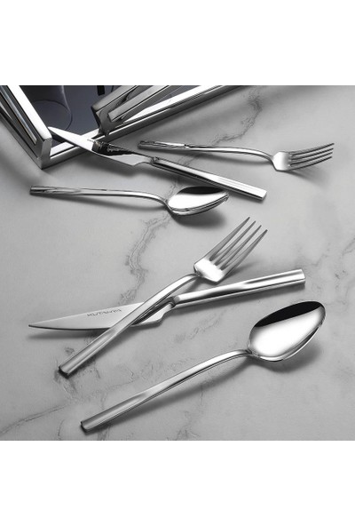 Kütahya Porselen Kütahya Helen 84 Prç Çkb Takımı-Sade