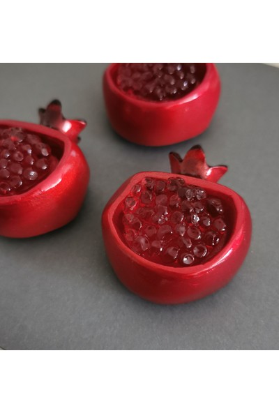 Mia Valore Miavalore 3 Adet Şirin Nar Magnet