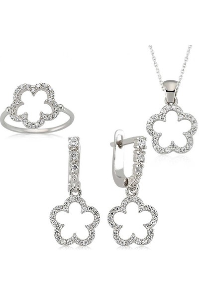 Harem Altın Gümüş Çiçek Bayan Set