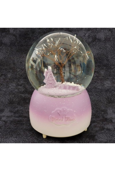 Pigado Dilek Ağacı Büyük Boy Kar Küresi Müzikli Işıklı