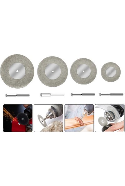 Depomega 8 Parça Elmas Testere Ahşap Cam Plastik Gravür Dremel Uç Set Depomega 8 Parça Elmas Testere Ahşap Cam Plastik Gravür Dremel Uç Set