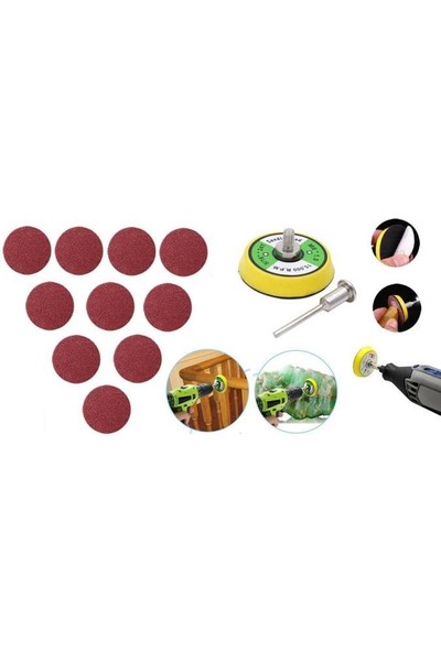 Depomega 12 Parça Mini Cırt Zımpara Pimli Dremel Gravür Uyumlu 3.2 mm Zımpara Seti Depomega 12 Parça Mini Cırt Zımpara Pimli Dremel Gravür Uyumlu 3.2 mm Zımpara Seti