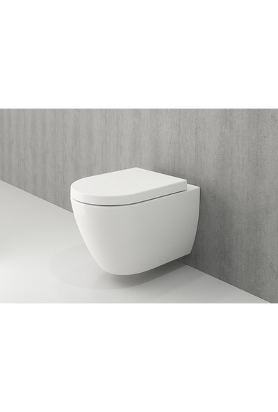 Bocchı Venezia Asma Klozet Parlak Beyaz 1295-001-0119 + Yavaş Kapanır Klozet Kapağı Parlak Beyaz Bocchı Venezia Asma Klozet Parlak Beyaz 1295-001-0119 + Yavaş Kapanır Klozet Kapağı Parlak Beyaz