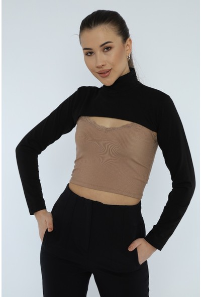 Meralce Uzun Kollu Boyunluk