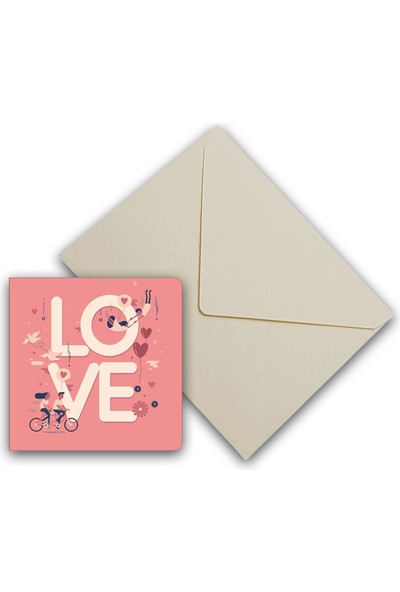 Istisna Hediye Tebrik Kartı-Sevgiliye 2. Model
