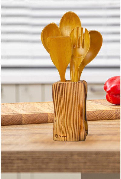 El Yapımı 6 Parça Bambu Rengi Ahşap Mutfak Seti ( Çatal , Spatula , Kaşık , Kepçe , Pilav Kaşığı ) El Yapımı 6 Parça Bambu Rengi Ahşap Mutfak Seti ( Çatal , Spatula , Kaşık , Kepçe , Pilav Kaşığı )