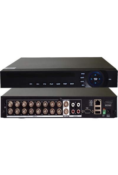 Bises 16 Kanal 1080N Kayıt H264 2 Harddısk Destekli Ahd Kayıt CİHAZI_BS116HDD2