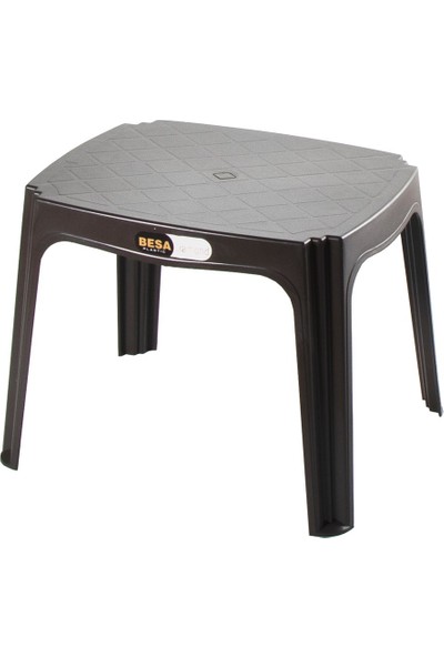 Bs Plastik Plastik Mono Bahçe Sehpa (Kahverengi)