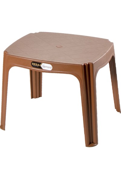 Bs Plastik Plastik Mono Bahçe Sehpa (Bej)