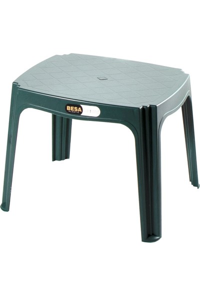 Bs Plastik Plastik Mono Bahçe Sehpa (Yeşil)