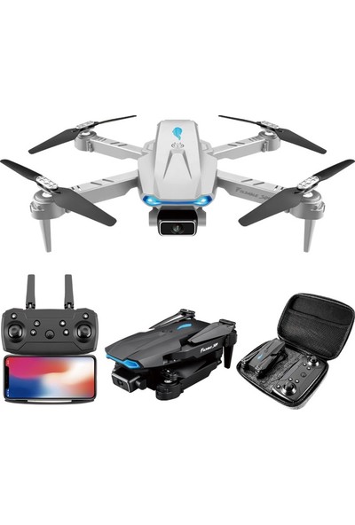 Xhome S89 Katlanır Rc Drone Hafif Quadrocopter Başsız Mod Uçak Oyuncak Kamerasız (Tek Pilli Versiyon) - Gri Xhome S89 Katlanır Rc Drone Hafif Quadrocopter Başsız Mod Uçak Oyuncak Kamerasız (Tek Pilli Versiyon) - Gri