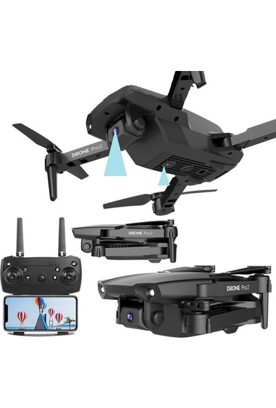 E99 4K Hd Çift Kamera 2.4g Profesyonel Quadcopter Katlanır Sabit Irtifa Uzaktan Kumandalı Hava Uçağı Drone Oyuncak - Siyah E99 4K Hd Çift Kamera 2.4g Profesyonel Quadcopter Katlanır Sabit Irtifa Uzaktan Kumandalı Hava Uçağı Drone Oyuncak - Siyah