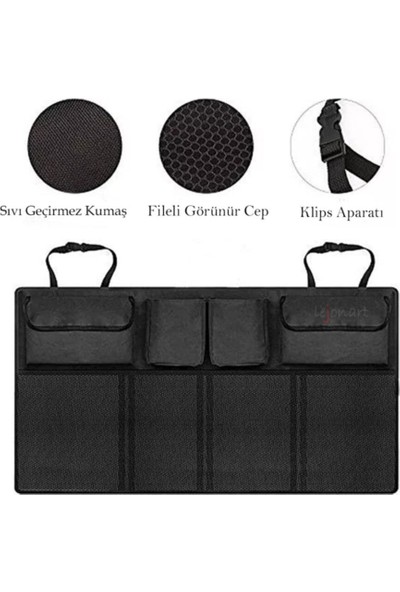 Wondi Oto Bagaj Düzenleyici Bagaj Çantası Koltuk Arkası Düzenleyici Wondi Oto Bagaj Düzenleyici Bagaj Çantası Koltuk Arkası Düzenleyici