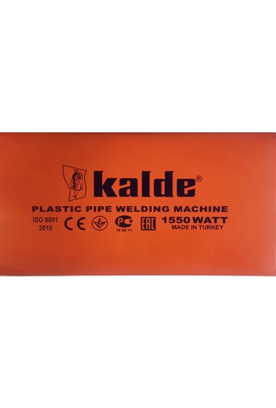 Kalde Çantalı Boru Kaynak Makinası Turuncu