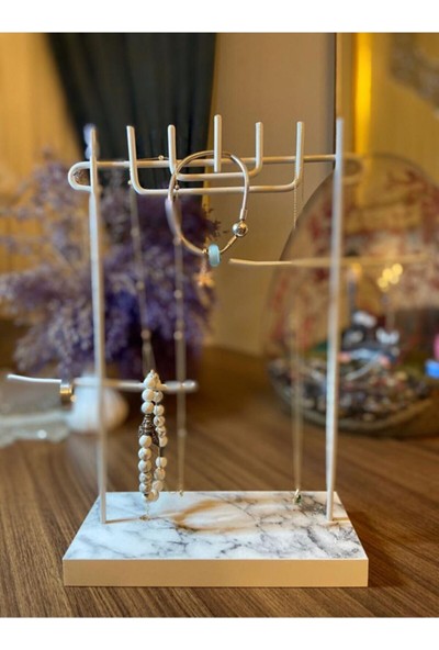 Gift House Mermer Görünümlü Takı Standı