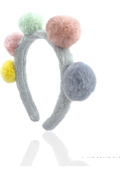 ÇLK Accessories Renkli Sıralı Ponpon Taç TRTAÇ2136 T34003