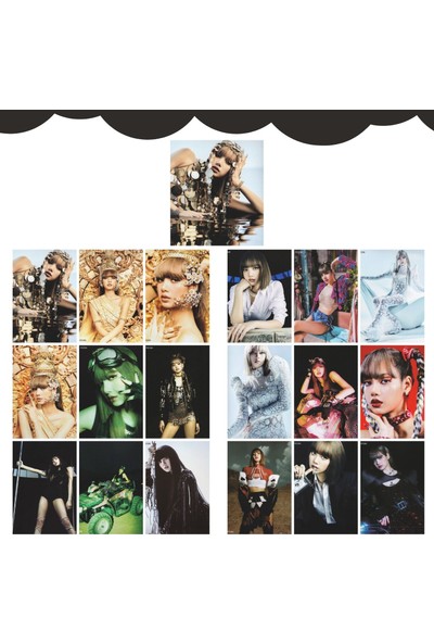 Kpop Dünyası Blackpınk '' Lalisa Photobook '' Fotokart Seti