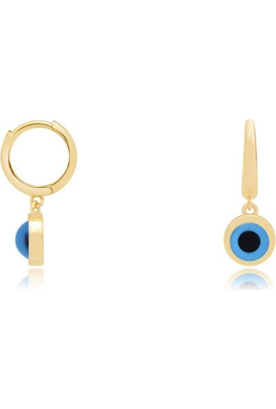 Tektaş Sarı Altın 14 Ayar Sallantılı Halka Küpe Tektaş Sarı Altın 14 Ayar Sallantılı Halka Küpe