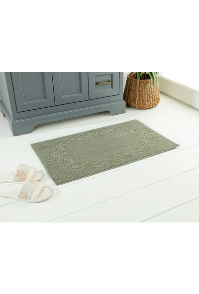 Madame Coco Norice Ayak Havlusu - Açık Yeşil - 60 x 90 cm
