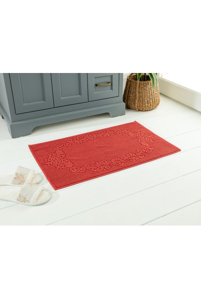 Madame Coco Norice Ayak Havlusu - Kiremit - 60 x 90 cm