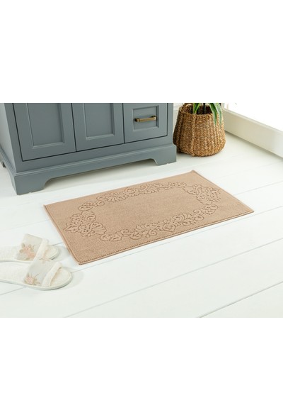 Madame Coco Norice Ayak Havlusu - Bej - 60 x 90 cm
