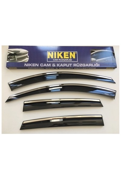 Niken peugeot Uyumlu 5008 Kromlu 2018 Sonrası Cam Rüzgarlığı 4lü