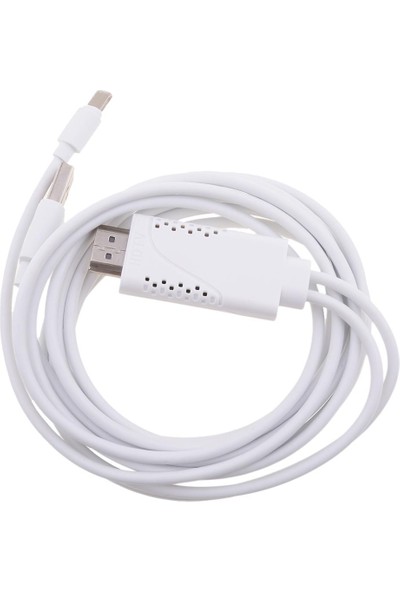 HDMI Tv USB Kablosu Video Adaptörü Dongle Tel iPhone 5 6 7 8 Artı x Gümüş Için HDMI Tv USB Kablosu Video Adaptörü Dongle Tel iPhone 5 6 7 8 Artı x Gümüş Için