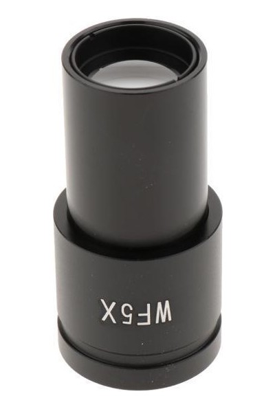 2x WF5X Geniş Açılı Widefield Mercek Biyolojik Mikroskop Için 23.2mm Siyah