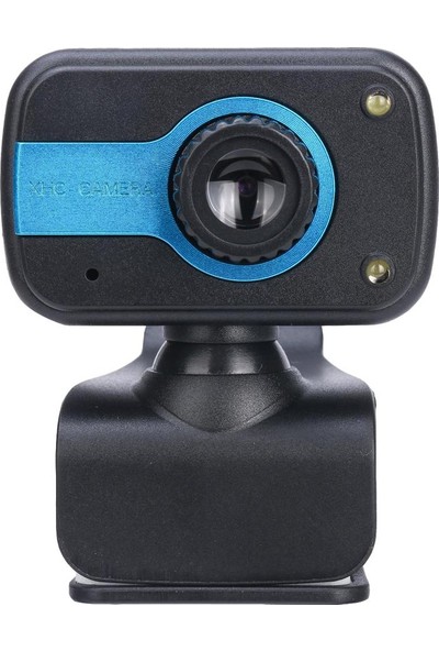 USB 2.0 Dönebilen Hd 480 P Webcam Video Web Kamera Mic ile Mavi USB 2.0 Dönebilen Hd 480 P Webcam Video Web Kamera Mic ile Mavi