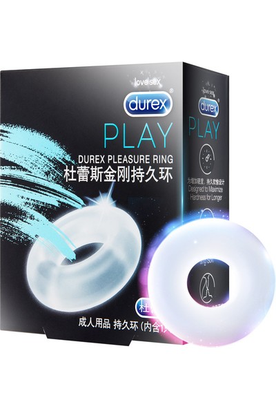Durex Yeniden Zevk Halkası Gecikmeli Boşalma Silikon Horoz Halkası (Yurt Dışından)