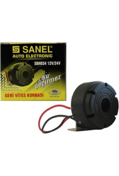 Sanel Geri Vites Kornası Su Geçirmez 12v 24v Sanel Geri Vites Kornası Su Geçirmez 12v 24v