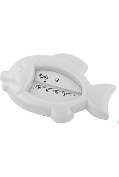 Mr Aura Mraura Beyaz Balık Banyo Termometresi