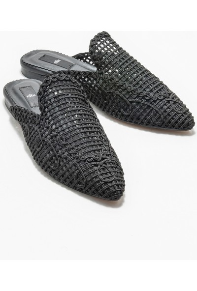 Elle Shoes Siyah Kadın Terlik