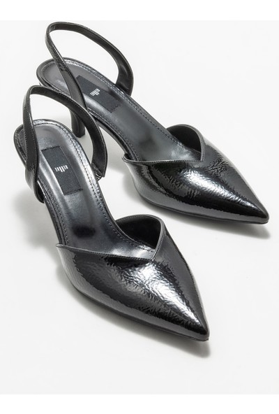 Elle Shoes Siyah Kadın Topuklu Ayakkabı