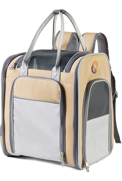 Lıanyun Evcil Hayvan Katlanabilir Sırt Çantası - Sarı (Yurt Dışından)