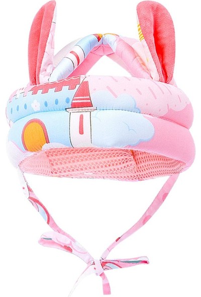 Lovoski Bebek Güvenlik Kask Yumuşak Şapka - Pembe (Yurt Dışından)