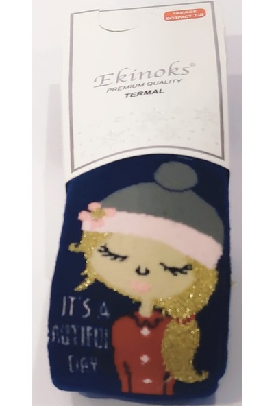 Ekinoks Kız Çocuk Havlu Külotlu Çorap